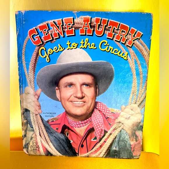 Whitman | Accents | Gene Autry Goes To The Circus Vintage 95 Whitman ...